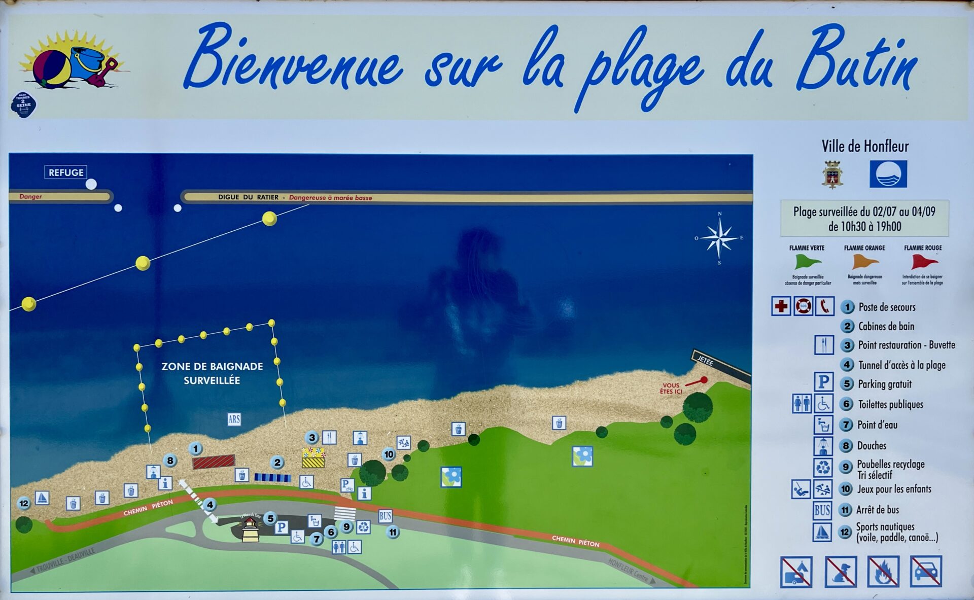 La Plage du butin Honfleur - Chez Eric et Marie